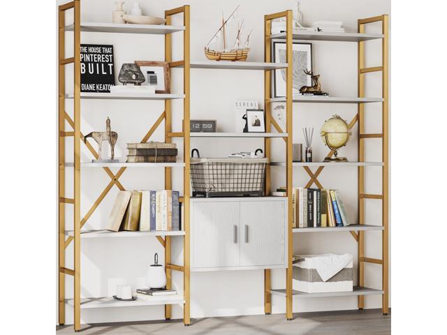 Click here for Triple 5 Tier Bookshelf  Industrial Large Bookcase... prices