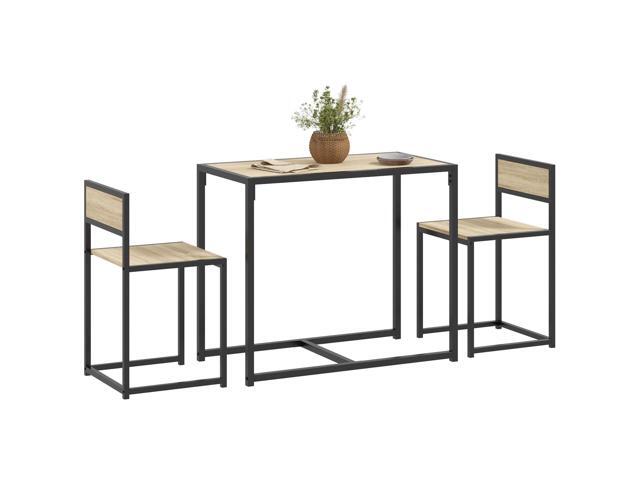 Click here for HOMCOM 3-Piece Industrial Dining Table Set for 2... prices