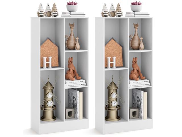 Click here for Tangkula 5-Cube Bookshelf  41H Floor Bookcase with... prices