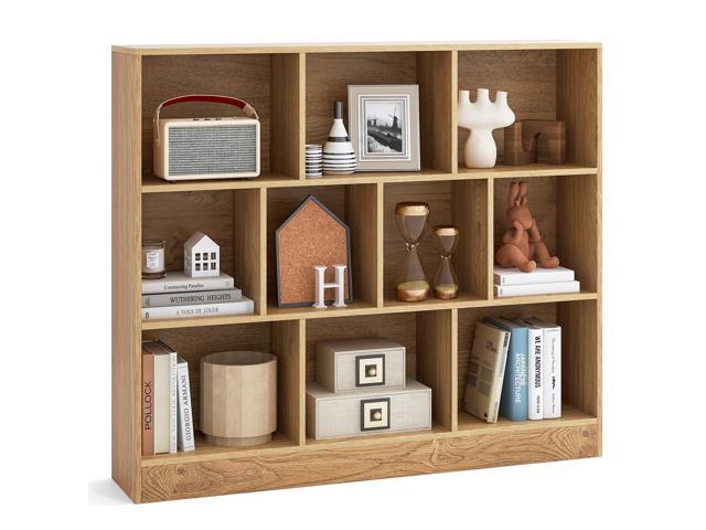 Click here for Tangkula 10-Cube Bookshelf  47.5L Floor Bookcase w... prices