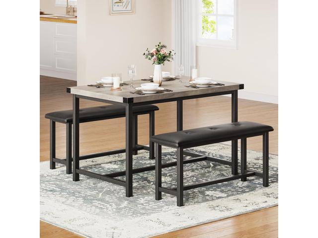 Click here for Dining Table Set for 4  Kitchen Table with 2 Uphol... prices