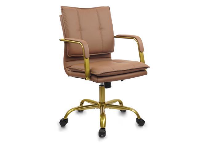 Click here for CLATINA Leather Home Office Desk Chairs  Swivel Mi... prices