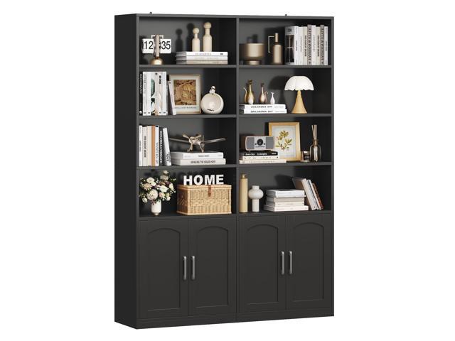 Click here for FACBOTALL Bookshelf and Bookcase with Doors  6 Tie... prices