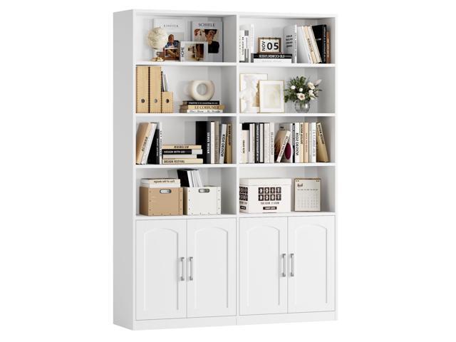 Click here for FACBOTALL Bookshelf and Bookcase with Doors  6 Tie... prices