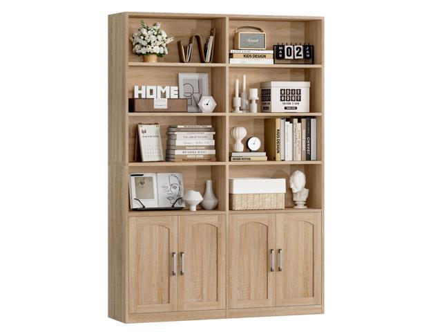 Click here for FACBOTALL Bookshelf and Bookcase with Doors  6 Tie... prices
