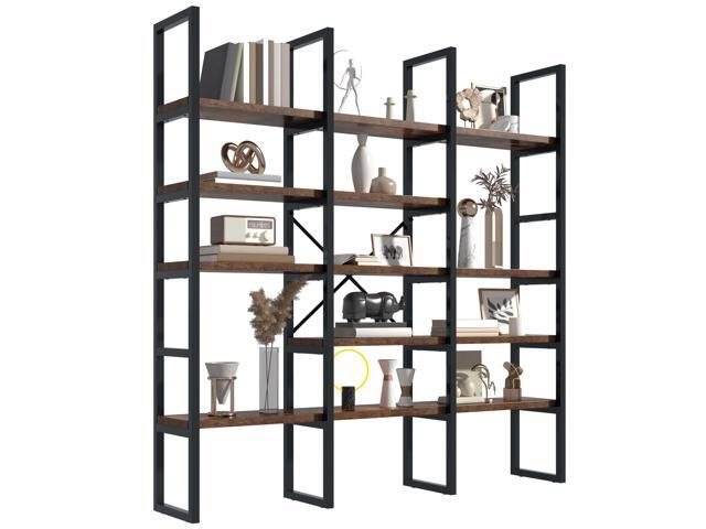 Click here for Jehiatek Large Bookshelf 5 Tiers  Triple Wide Geom... prices