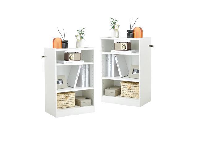Click here for LDAILY 3 Cube Small Bookshelf  3-Tier Modern Bookc... prices