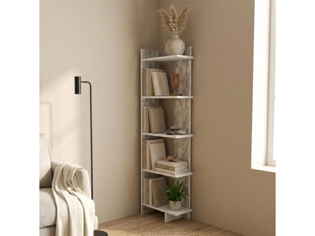 Click here for Decorotika Alice 67 Tall Corner Bookcase/Bookshelf... prices