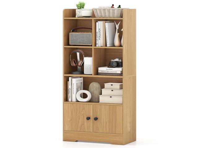 Click here for Giantex 4-Tier Bookcase with Doors  Small Bookshel... prices