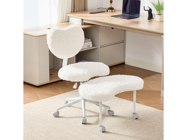 Click here for Ergonomic Cross Legged Chair with Wheels 360° Swiv... prices