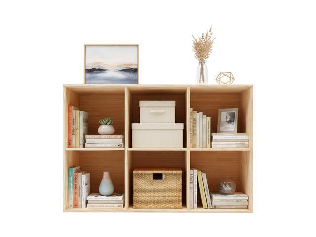 Click here for 6 Cube Storage Organizer  Solid Wood Bookcase Floo... prices
