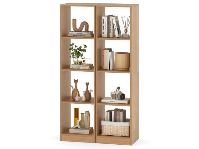 Click here for LOKO 4 Cube Vertical Bookcase Set of 2  56 Tall Na... prices