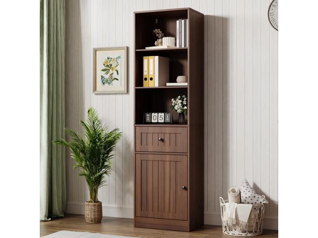 Click here for Farmhouse 71 Tall Bookshelf with Drawer  Narrow Bo... prices