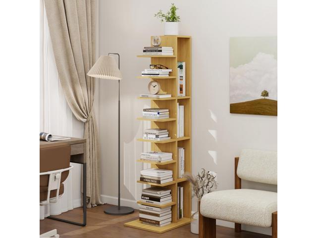 Click here for ELECWISH Narrow Bookshelf  13-Tier Bookcase for Sm... prices