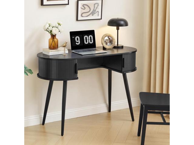 Click here for AVZEAR 43 Oval Fluted Home Office Desk  Small Comp... prices