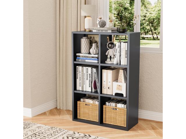 Click here for 6-Cube Bookcase Open Metal Storage Display Bookshe... prices