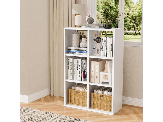 Click here for 6-Cube Bookcase Open Metal Storage Display Bookshe... prices