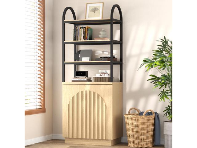 Click here for Brafab 71 Arched Bookcase with Reeded Design Doors... prices