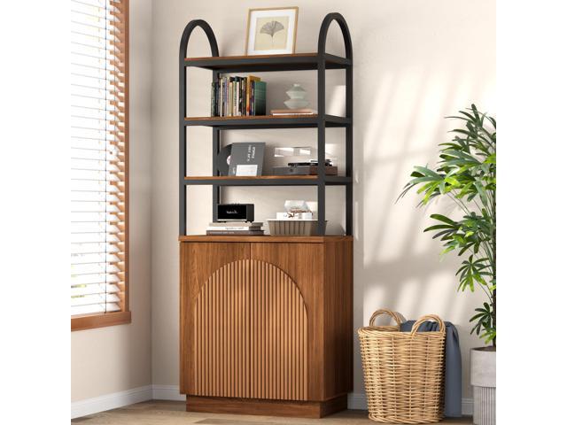 Click here for Brafab 71 Arched Bookcase with Reeded Design Doors... prices
