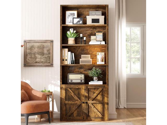 Click here for 71.5 Tall Farmhouse Bookshelf  6-Tier Bookcase wit... prices