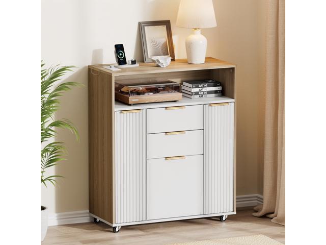 Click here for Fluted Storage Cabinet with 3 Drawers  37 Small Mo... prices