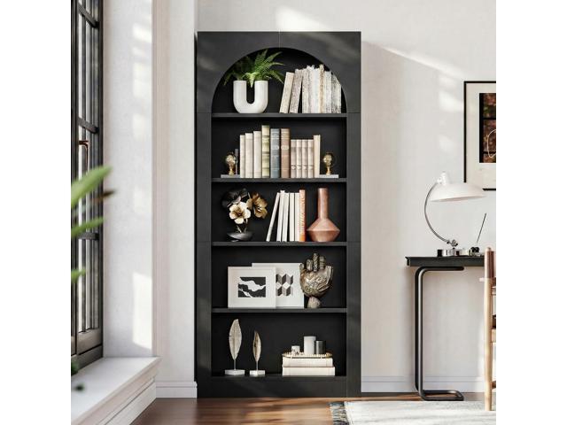 Click here for 5 Tiers Tall Arched Bookcase  71 Open Bookshelf wi... prices