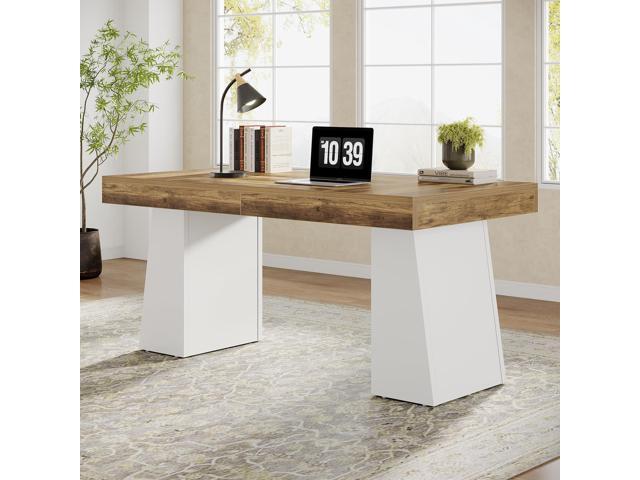 Click here for Tribesigns 55 Executive Desk  Wooden Office Desk w... prices