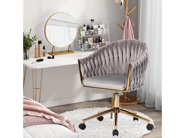 Click here for Velvet Vanity Chair with Back and Wheels  Cute Sma... prices