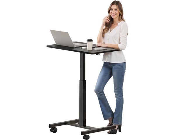 Click here for Mobile Small Standing Rolling Desk Adjustable Heig... prices