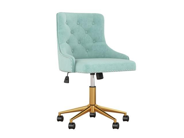 Click here for Velvet Armless Home Office Desk Chair  Swivel Heig... prices