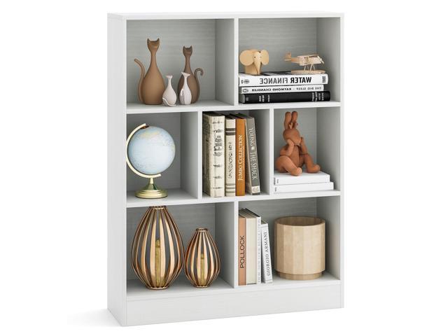 Click here for Tangkula 7-Cube Bookshelf  41 Floor Bookcase with... prices