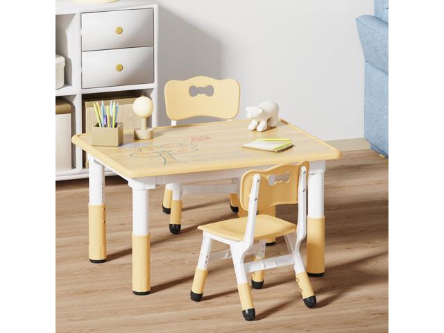 Click here for Kids Table and 2 Chairs Set  Height Adjustable Tod... prices