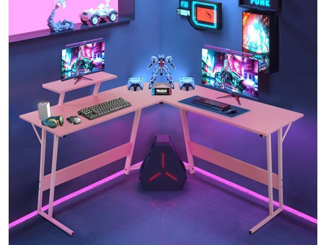 Click here for Gaming L-Shaped Desk  50.4 Large Computer Desk Wit... prices