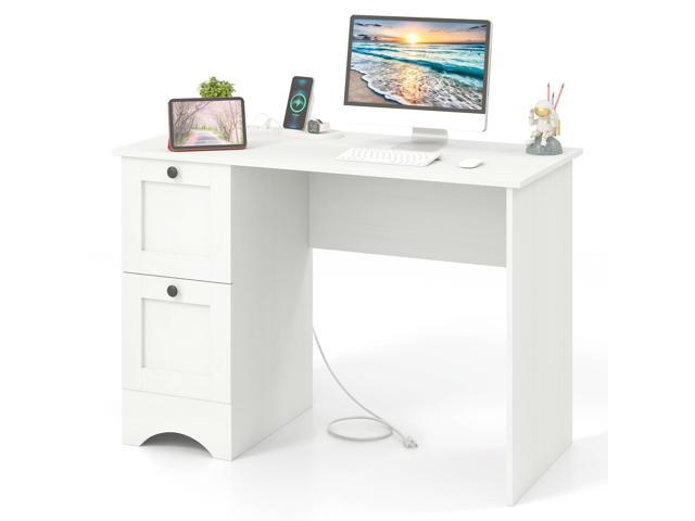 Click here for Giantex Computer Desk with 2 Drawers  43 Wooden Ho... prices