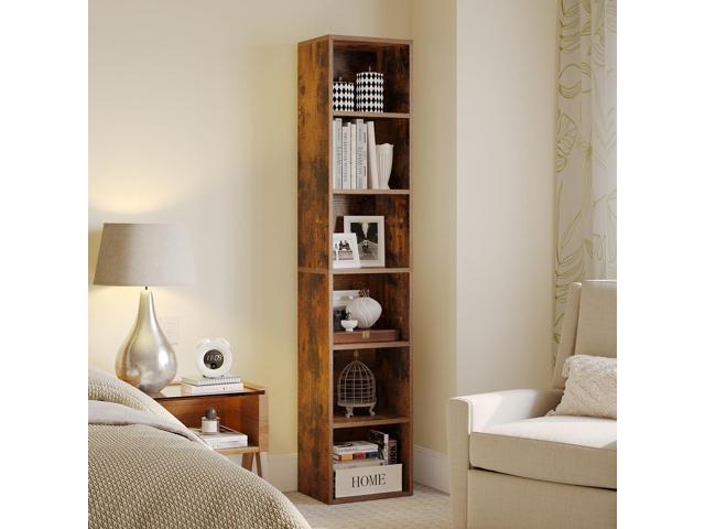 Click here for MXV Narrow Bookshelf  6-Tier Open Bookcase  Coner... prices