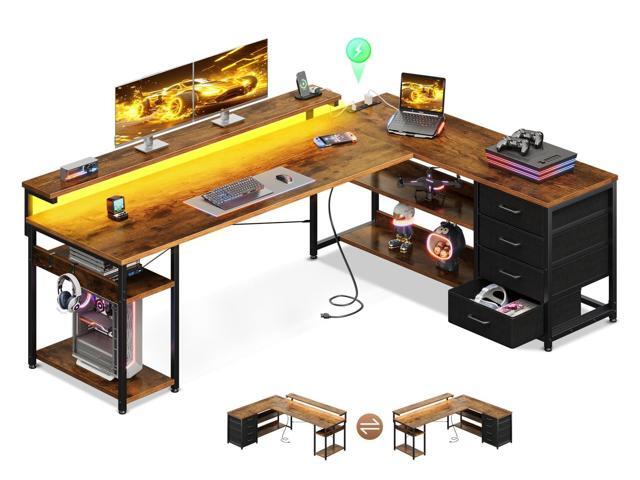 Click here for AODK 69 L Shaped Desk with Drawer  Computer Desk w... prices