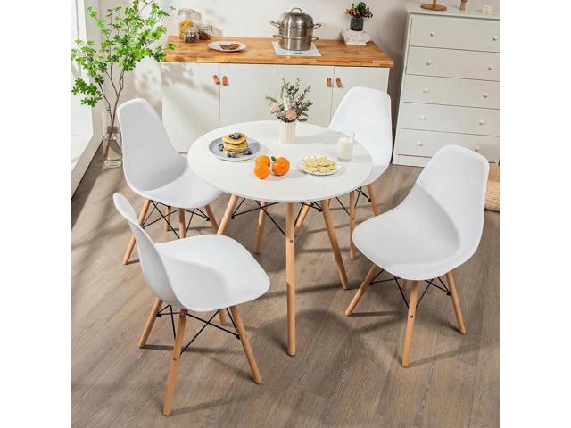 Click here for Tangkula Round Dining Table Set for 4  Modern Circ... prices