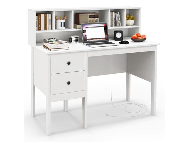 Click here for LDAILY Modern Home Office Desk with Hutch  Office... prices