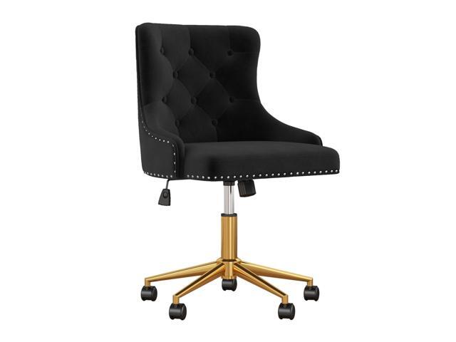 Click here for Velvet Armless Home Office Desk Chair  Swivel Heig... prices