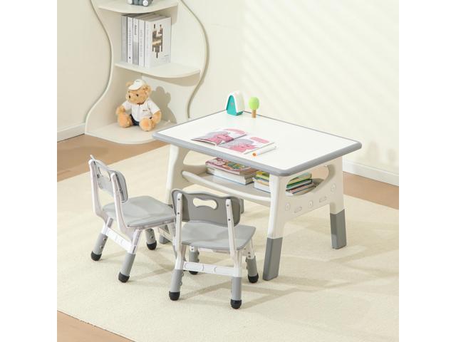 Click here for Kids Table and Chairs Set  Large Built-in Storage... prices