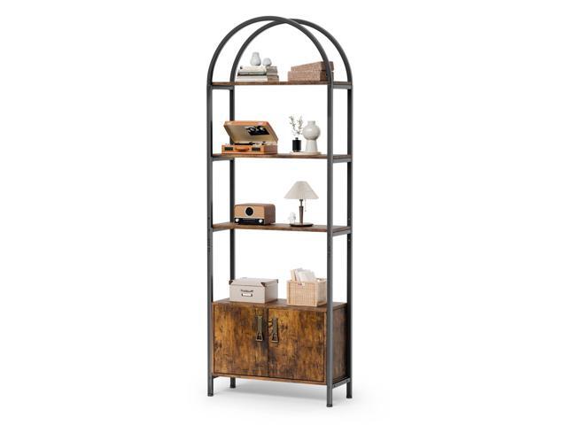 Click here for VINGLI Arched Display Cabinet  Bookcase with Doors... prices