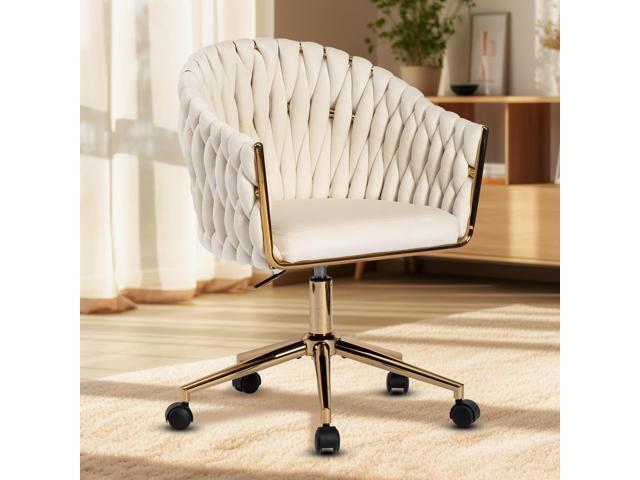 Click here for Velvet Office Desk Chairs with Gold Base Height Ad... prices