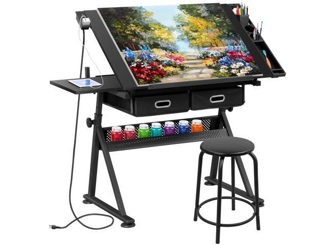 Click here for HomGarden Height Adjustable Drafting Desk Drawing... prices