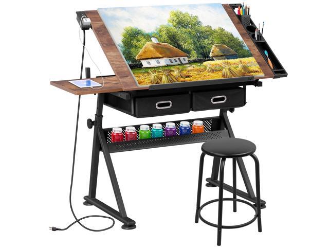 Click here for HomGarden Height Adjustable Drafting Desk Drawing... prices