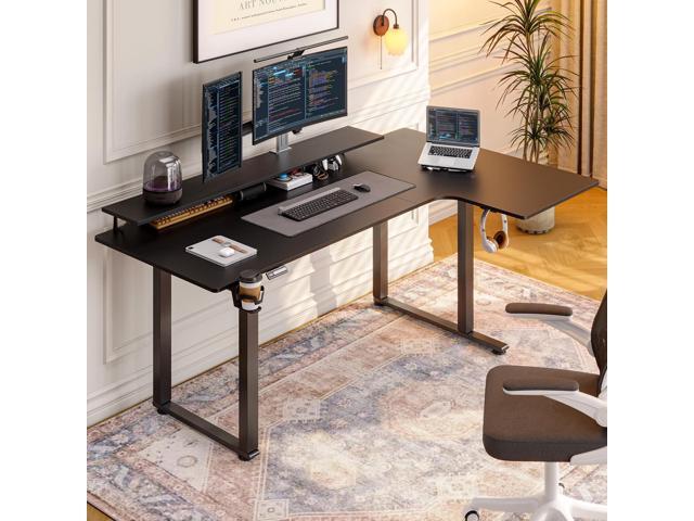 Click here for L Shaped Standing Desk  63x43 Electric L Stand Up... prices