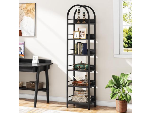 Click here for Tribesigns 78.7 Tall Bookcase  6-Tier Slim Bookshe... prices