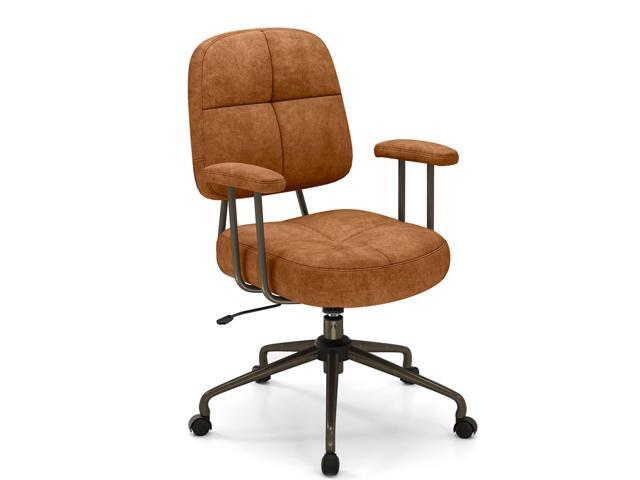 Click here for Giantex Mid Century Modren Office Chair  Faux Leat... prices
