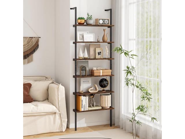 Click here for Tangkula Industrial 6-Tier Bookshelf  72 Tall Wall... prices
