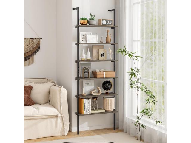 Click here for Tangkula Industrial 6-Tier Bookshelf  72 Tall Wall... prices