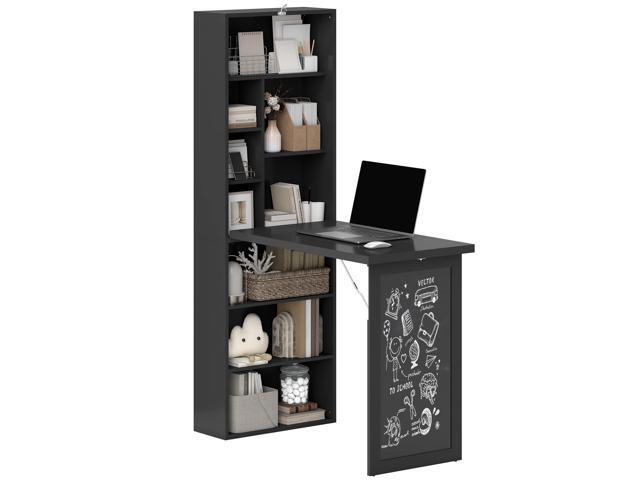 Click here for HOMCOM Foldable Convertible Writing Table  Wall Mo... prices